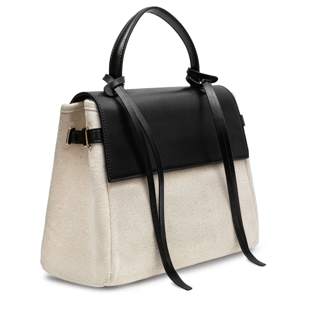 X-NIHILO Bank Bag in Canvas Black | Shop Luxury Handbags – Lindsay ...